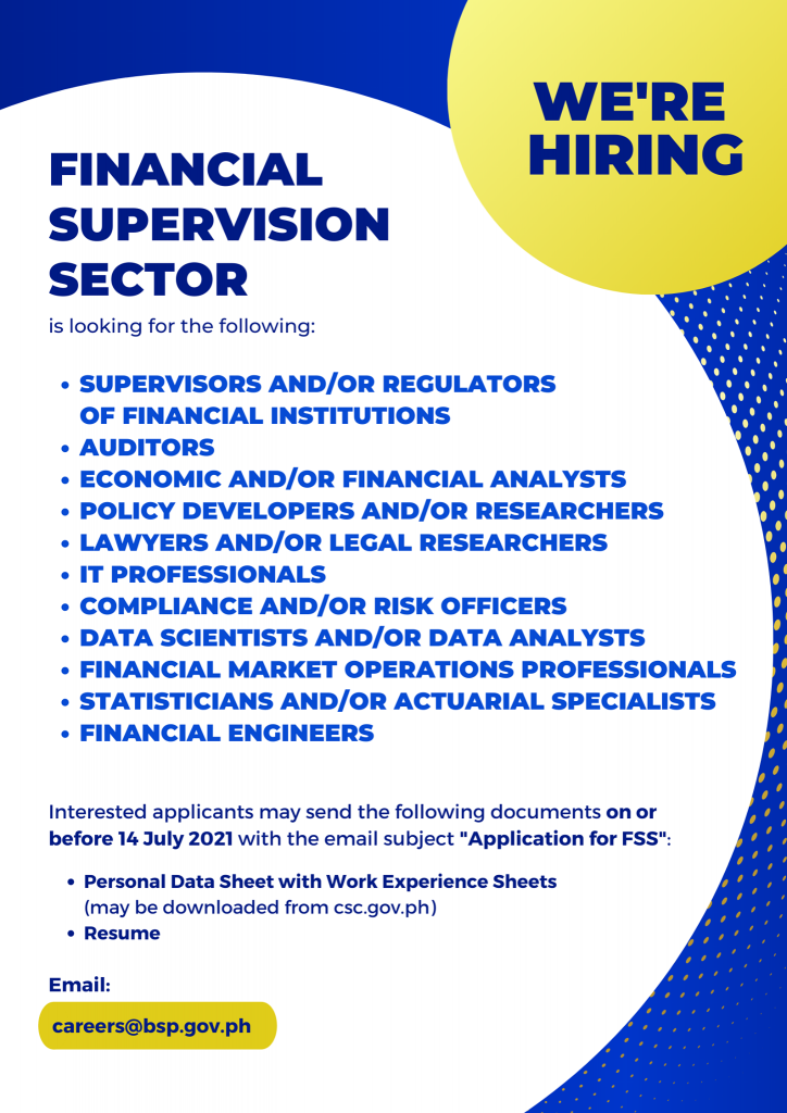 BSP Job Vacancies June 2021 BSP Job Vacancies June 2021