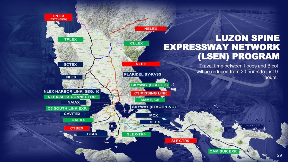 Luzon Spine Expressway Network (LSEN): DPWH's initiative, which aims to ...