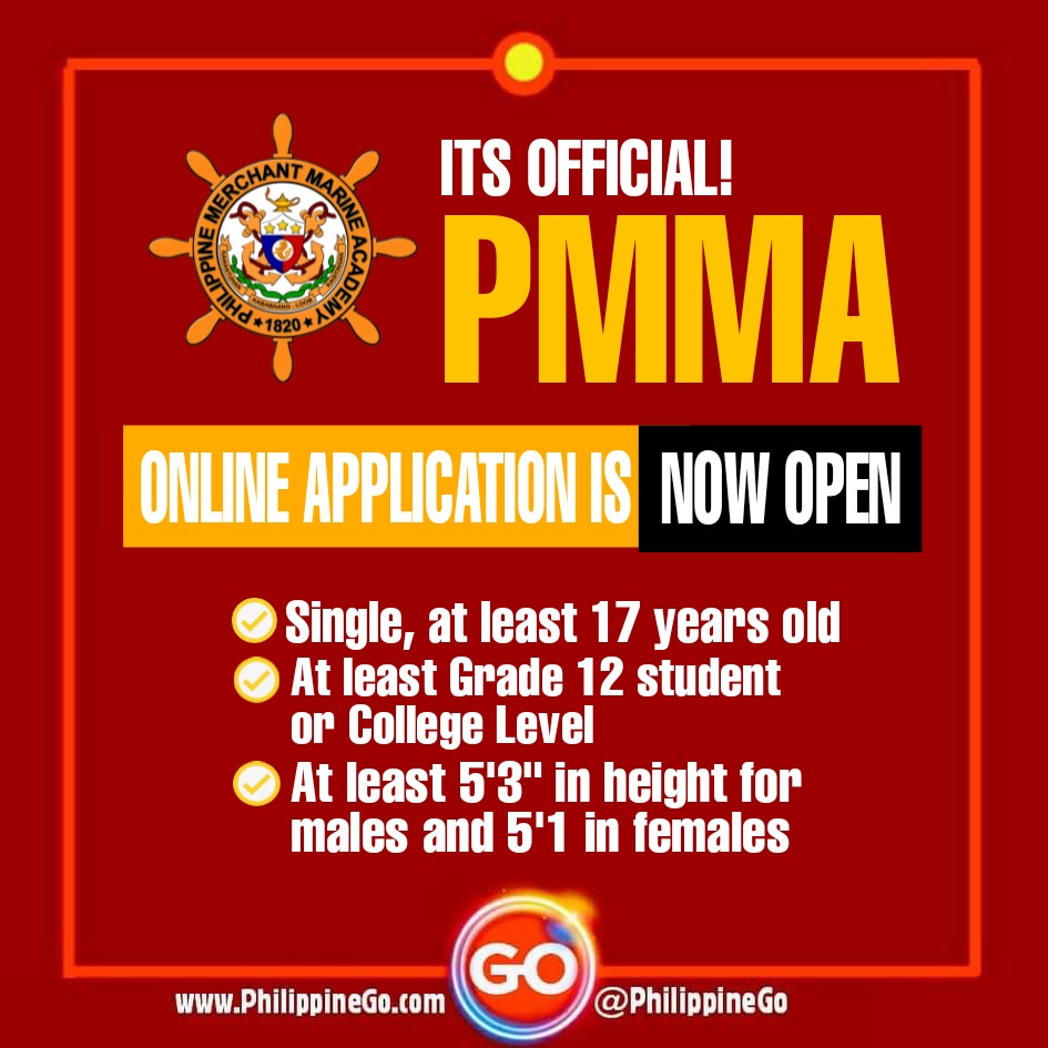 Philippine Merchant Marine Academy Entrance Examination PMMAEE For AY 