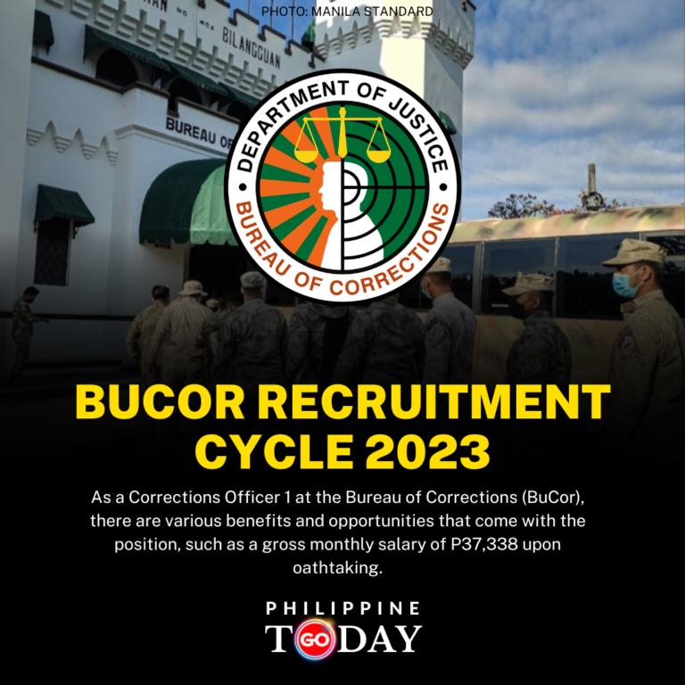 BuCor Recruitment 2023: Unleash Your Potential, Apply Now as a ...
