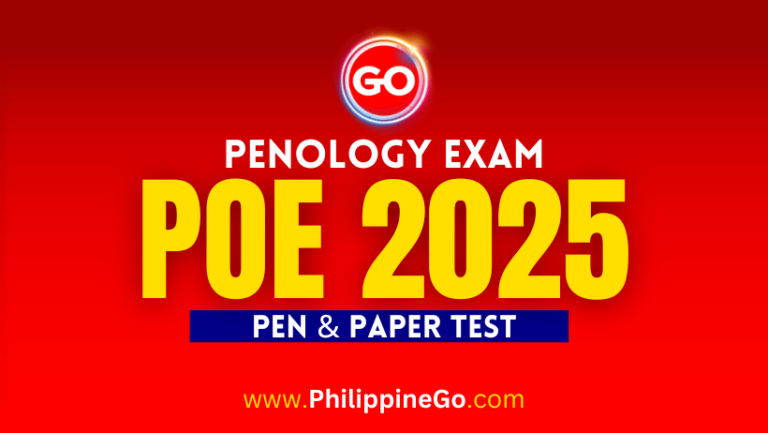 Penology Officer Exam (POE) 2025 | Complete Guide | Philippine Go