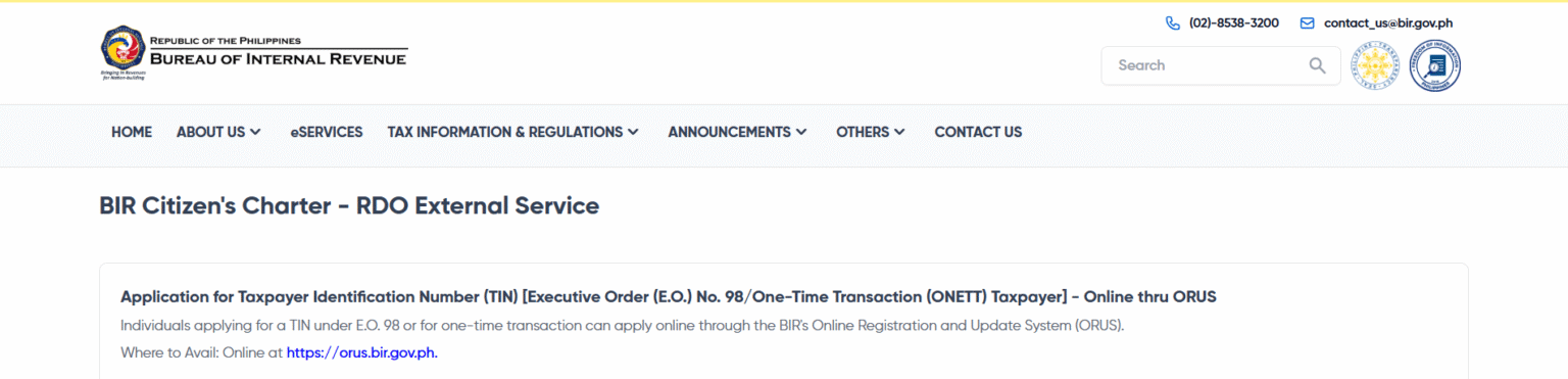 How to Apply for TIN Online thru ORUS | 3 Easy Steps | Philippine Go